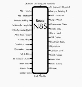 Route N8S | Gibraltar Bus Company