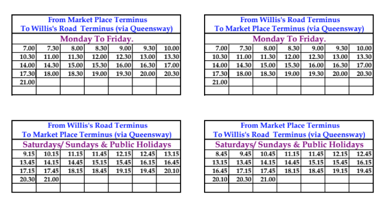Route 1 | Gibraltar Bus Company